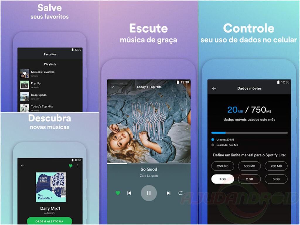 Spotify Lite é lançado para todos, conta com limite de dados e mais ...