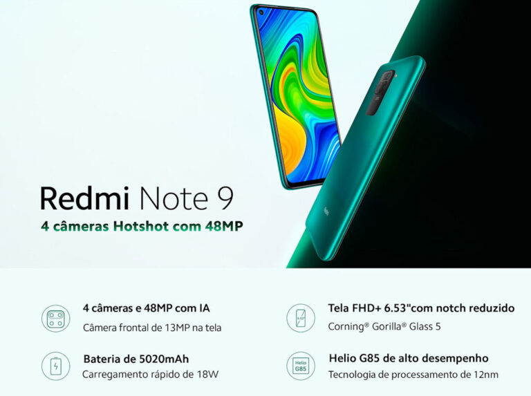 Redmi Note 9 e Redmi Note 9 Pro são lançados oficialmente no Brasil ...