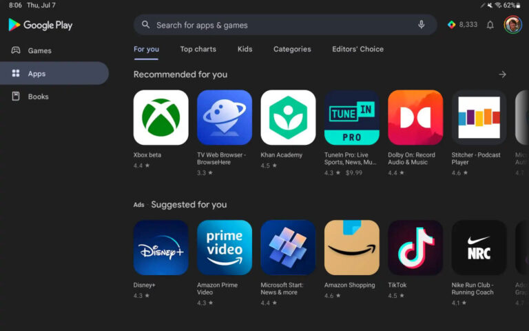 Google Play Store traz design otimizado para tablets e dispositivos ...