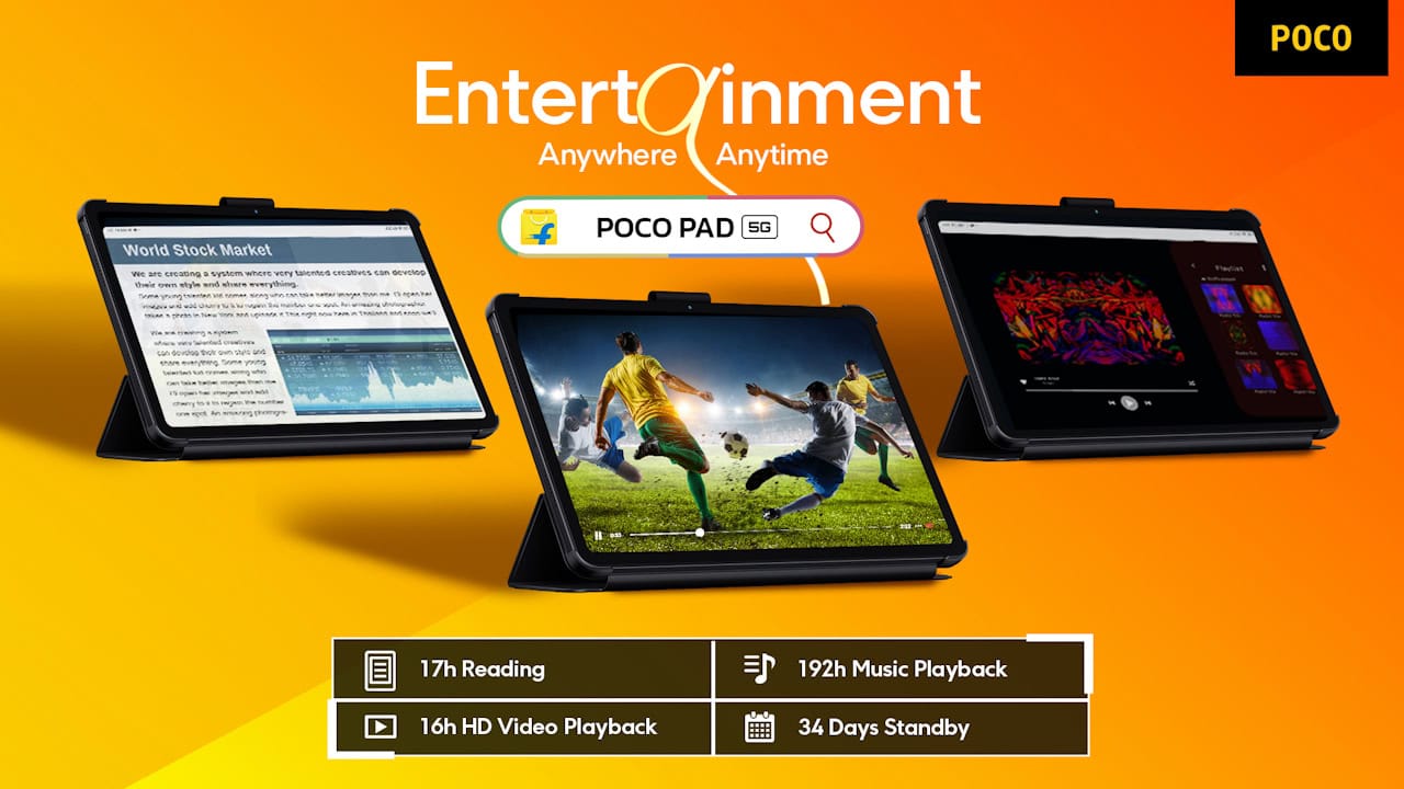 POCO Pad 5G é anunciado e se destaca apenas pelo suporte da rede ...