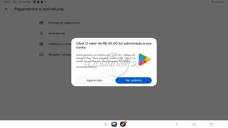 Como adicionar vale-presente (resgatar código) na Google Play Store ...